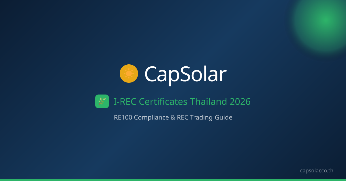 I-REC ES570 Biomass Fuel Code Thailand 2026: Solar + RE100 Guide